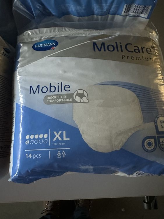 8 Packungen Moli Care XL ab 100.- (Neu und originalverpackt) in ...