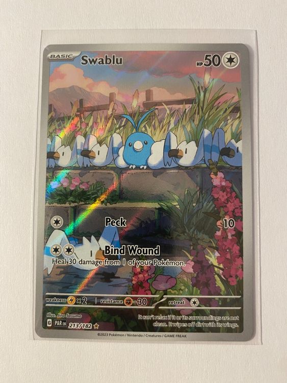 Pokemon Swablu 213/182 Paradox Rift EN (Neu (gemäss Beschreibung)) in ...
