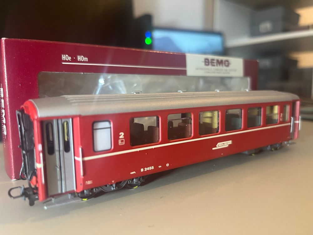 Bemo 3255 125 - RhB EW I B 2455 (Gebraucht) in Rickenbach b. Wil für ...