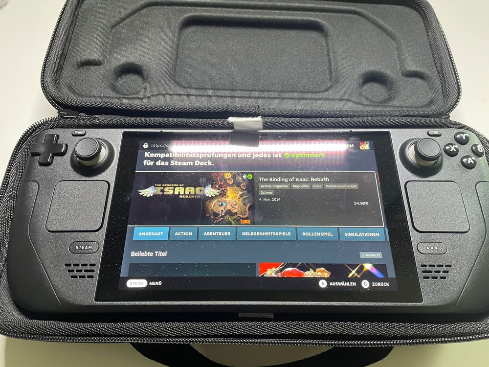 Steamdeck 64GB inkl. 256GB SD Karte (OVP) | Kaufen auf Ricardo