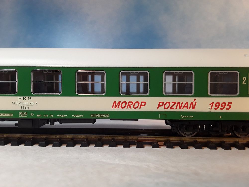 Sachsenmodell 18666 _ Personenwagen PKP Morop Poznan Spur H0 (Gebraucht ...