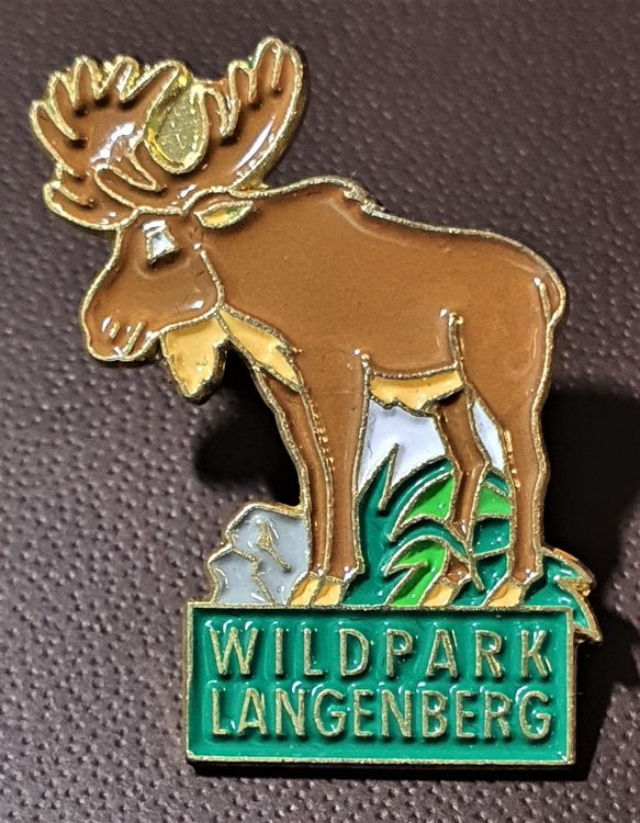 Q606 - Pin Wildpark Langenberg Sihlwald - Elch (Gebraucht) in Reinach BL für CHF 2 – mit ...