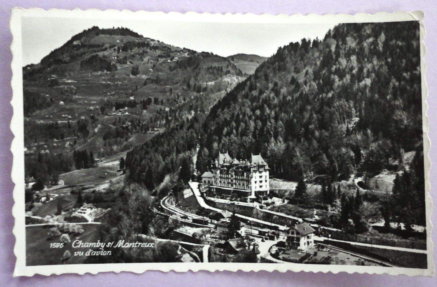 Chamby s/Montreux, vu d' avion (Défectueux) à Fétigny pour CHF 1 – avec ...