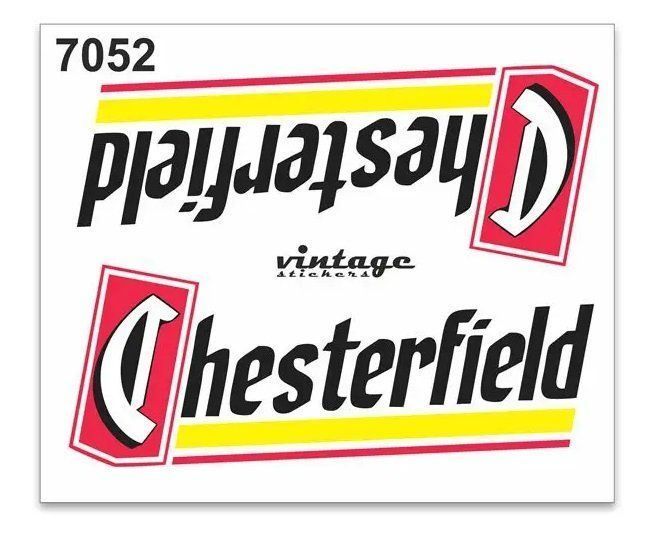 Chesterfield Aufkleber Sticker 10x4.2cm 2er Set (Art. 7052) | Kaufen ...