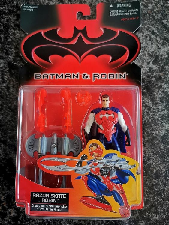 Razor Skate Robin 1997 Action Figur Batman & Robin Vintage (Neu und ...