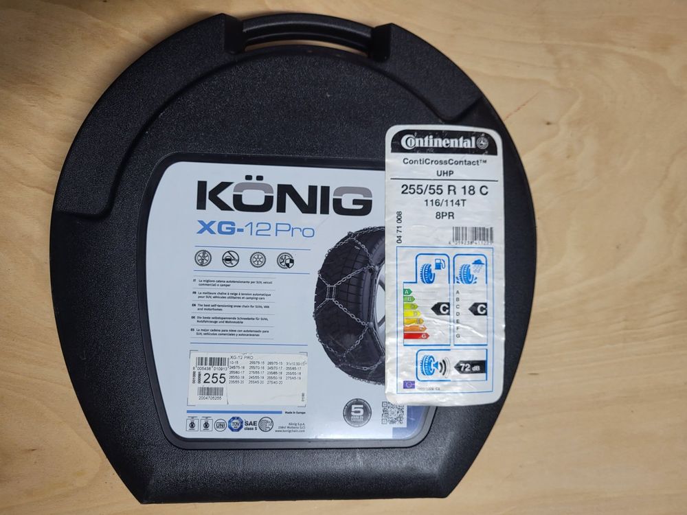 Schneeketten König (Thule) XG-12 Pro255 (SUV/4x4/Camper) NEU (Neu und originalverpackt) in ...
