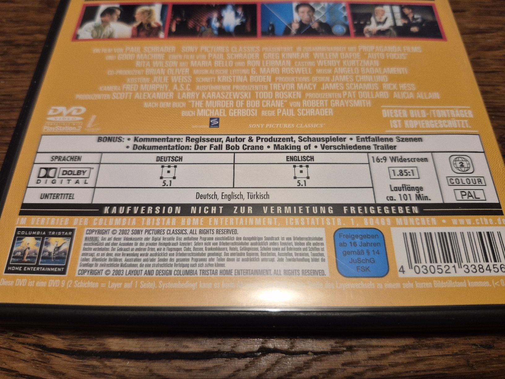 Auto Focus - Greg Kinnear und Willem Dafoe (DVD) (Gebraucht) in ...
