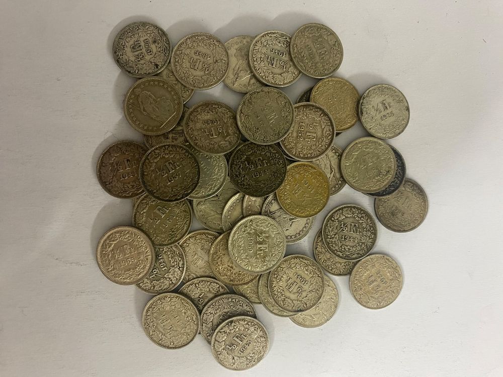 50 Stk 50 Rp Div Jahre Silber (22) | Kaufen auf Ricardo