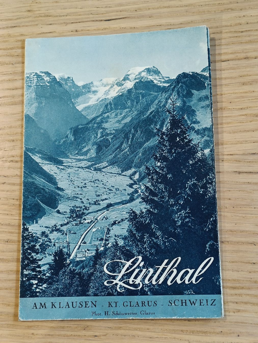 Alter Prospekt / Linthal am Klausen Glarus Ausgabe ca. 1930 (Gebraucht ...