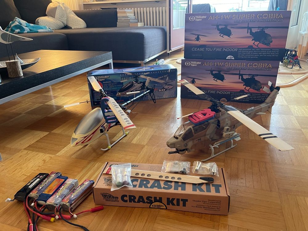 Thunder Tiger Mini Titan RC Heli mit viel Zubehör (Gebraucht) in Jona ...