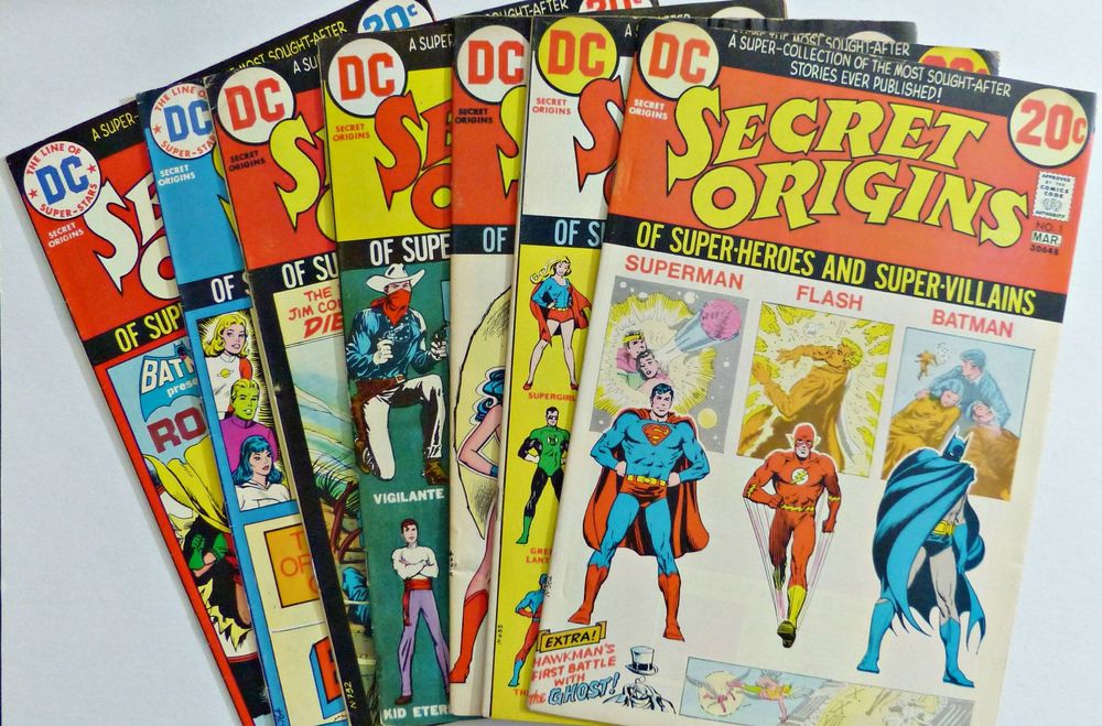 SECRET ORIGINS 1-7 COMPLETE SERIE DC 1973 BATMAN & CO. (Gebraucht) in ...