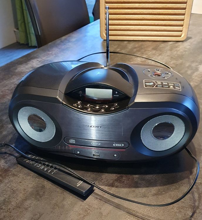 CD Player Scott SDM60 portable MP3/USB Boom Box (Gebraucht) in ...