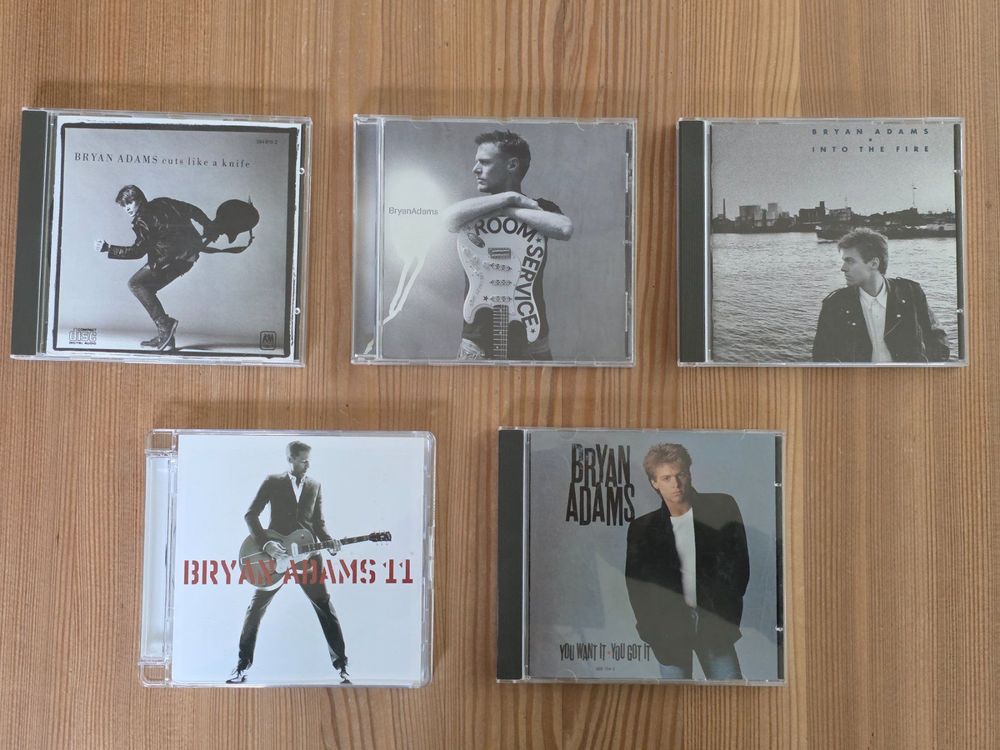 5 original CD's von Bryan Adams - sehr guter Zustand! (Gebraucht) in ...