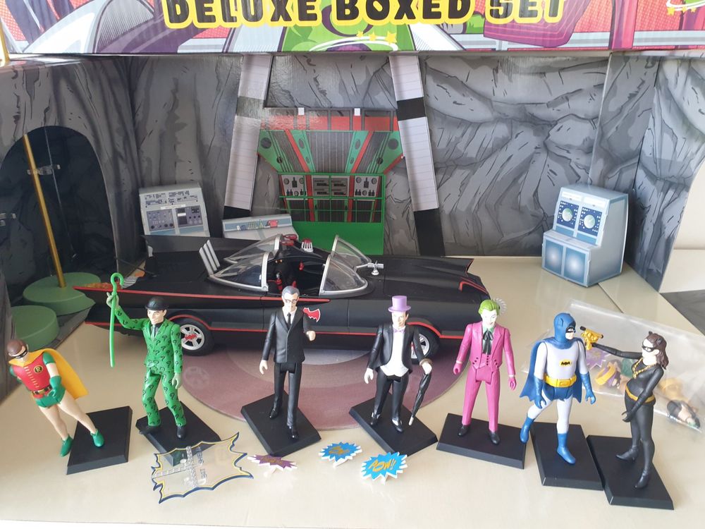 Batman batcave 5 points set 1966 deluxe box vintage batmobil | Kaufen ...