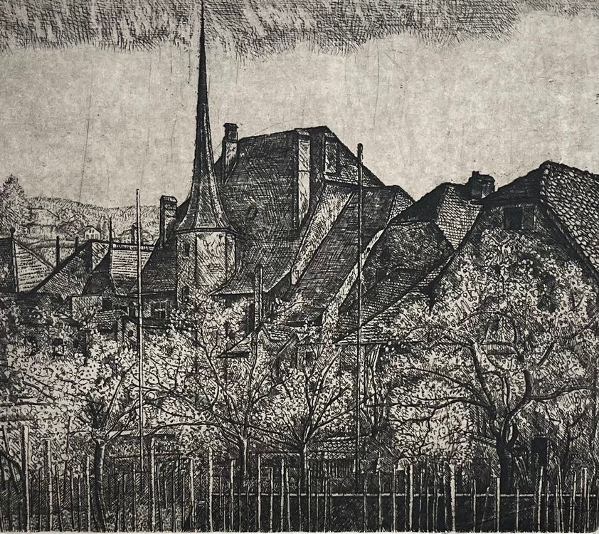 Aimé Victor Barraud (1902-1954) Radierung Handsig. (Gebraucht) in für ...