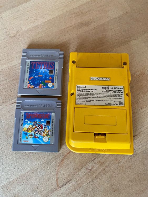 Gameboy Pocket - Gelb + Tetris & Super Mario (Gebraucht) in Winterthur ...
