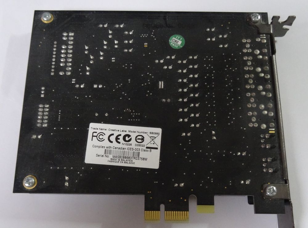 Creative Labs SB0880 X-Fi Titan Sound Blaster 7.1 intern Sou (Gebraucht ...