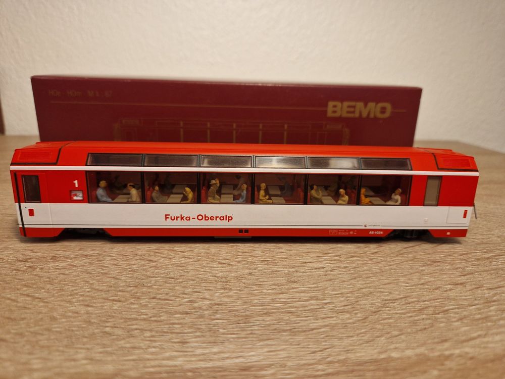 Bemo 3288 204 Panoramawagen Furka H0m (Gebraucht) in St-Aubin-Sauges für CHF 59 – mit Lieferung ...