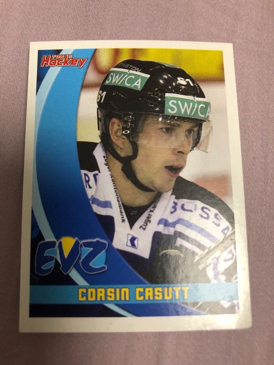 Corsin Casutt EVZ Hockey Card Sticker (Gebraucht) in Meierskappel für ...