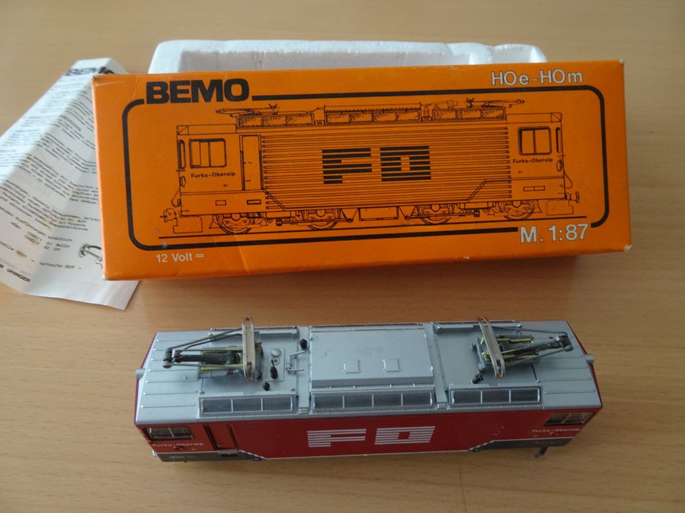 BEMO LOKOMOTIVE, Ge 4/4 III Nr. 81 + 82, FURKA-OBERALP, OVP (Neu (gemäss Beschreibung)) in Stäfa ...
