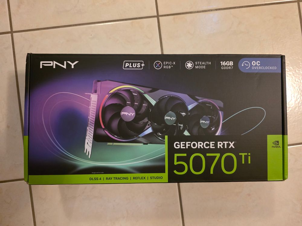 PNY GEFORCE RTX 5070 Ti 16GB ARGB Overclocked (Gebraucht) in ...