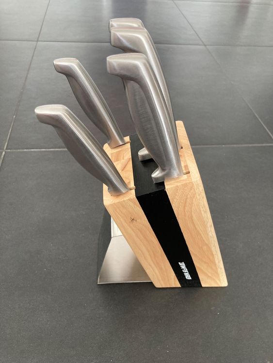 Messerblock mit Messer (5-teilig) | Kaufen auf Ricardo