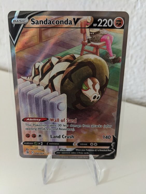 Pokemon Fusion Strike - Sandaconda V ( EN ) (Neu (gemäss Beschreibung ...
