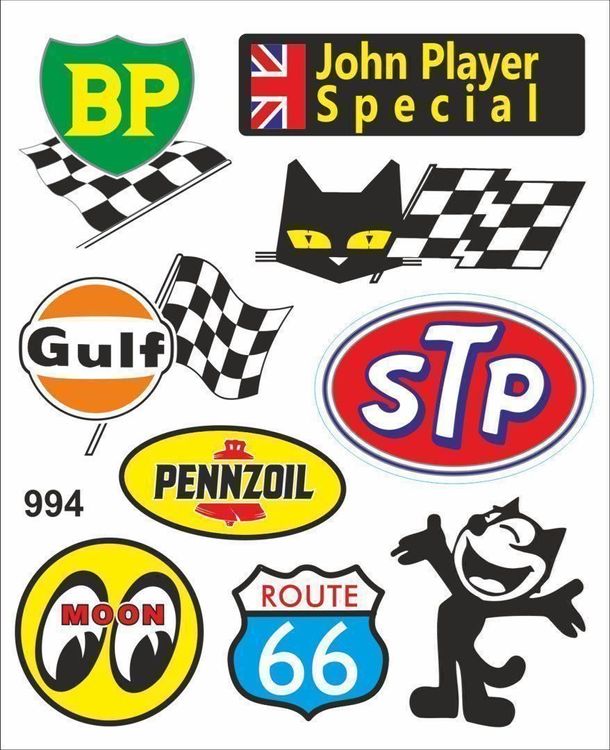 Vintage Sticker Gulf, BP, Pennzoil, STP | Kaufen auf Ricardo