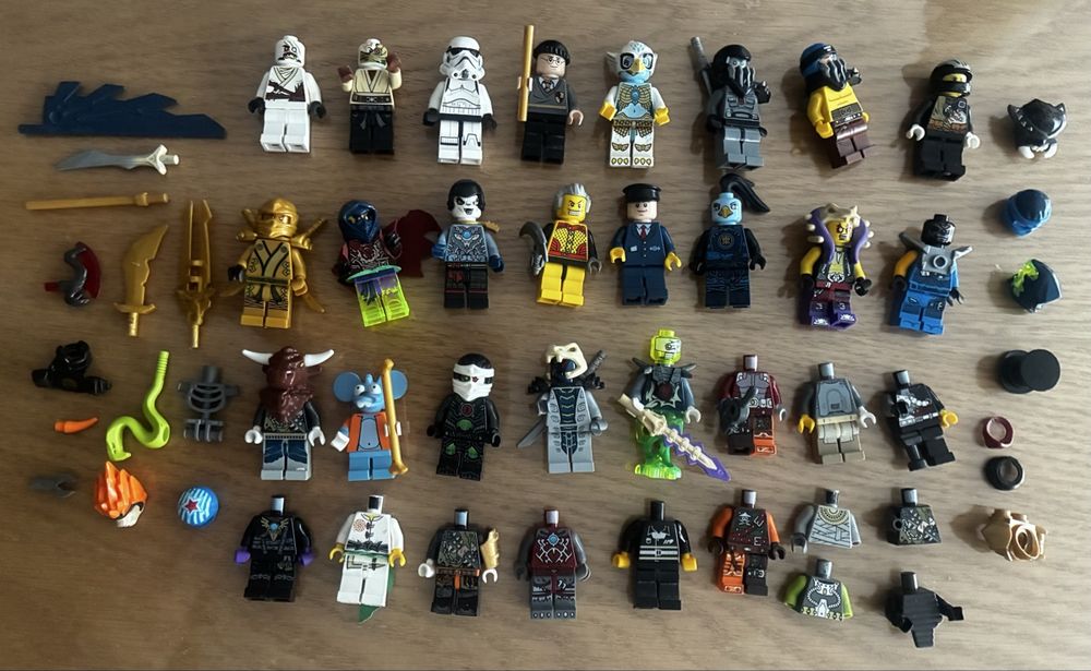Lot figurines Lego Ninjago, Star Wars et autres - 130gr (D'occasion) à ...