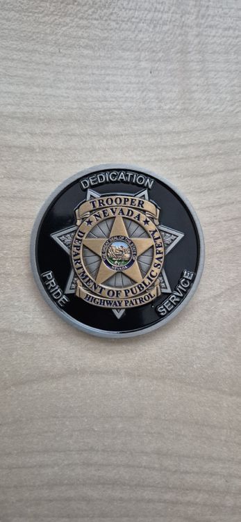Nevada Highway Patrol Challenge Coin USA Polizei (Neu (gemäss ...
