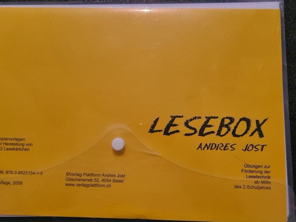 Lesebox (jost, Förderung Lesetechnik ab 2.Klasse) (Gebraucht) in Bergdietikon für CHF 9 – mit ...