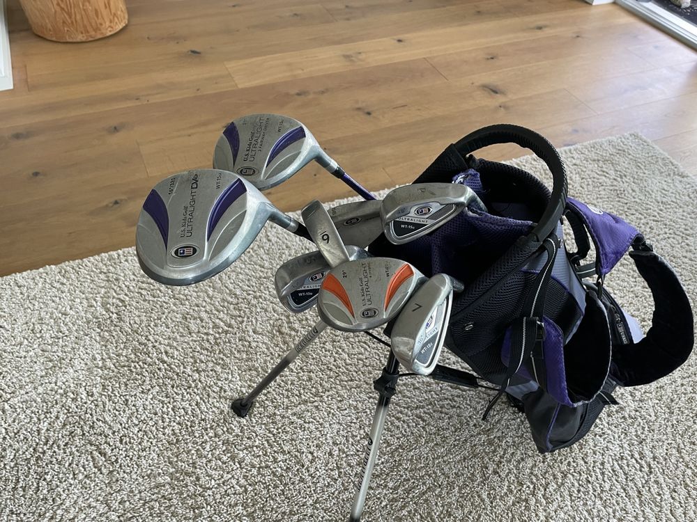 USKG 54 US Kidsgolf Set mit 9 Schlägern (inklusive Putter) (Gebraucht ...