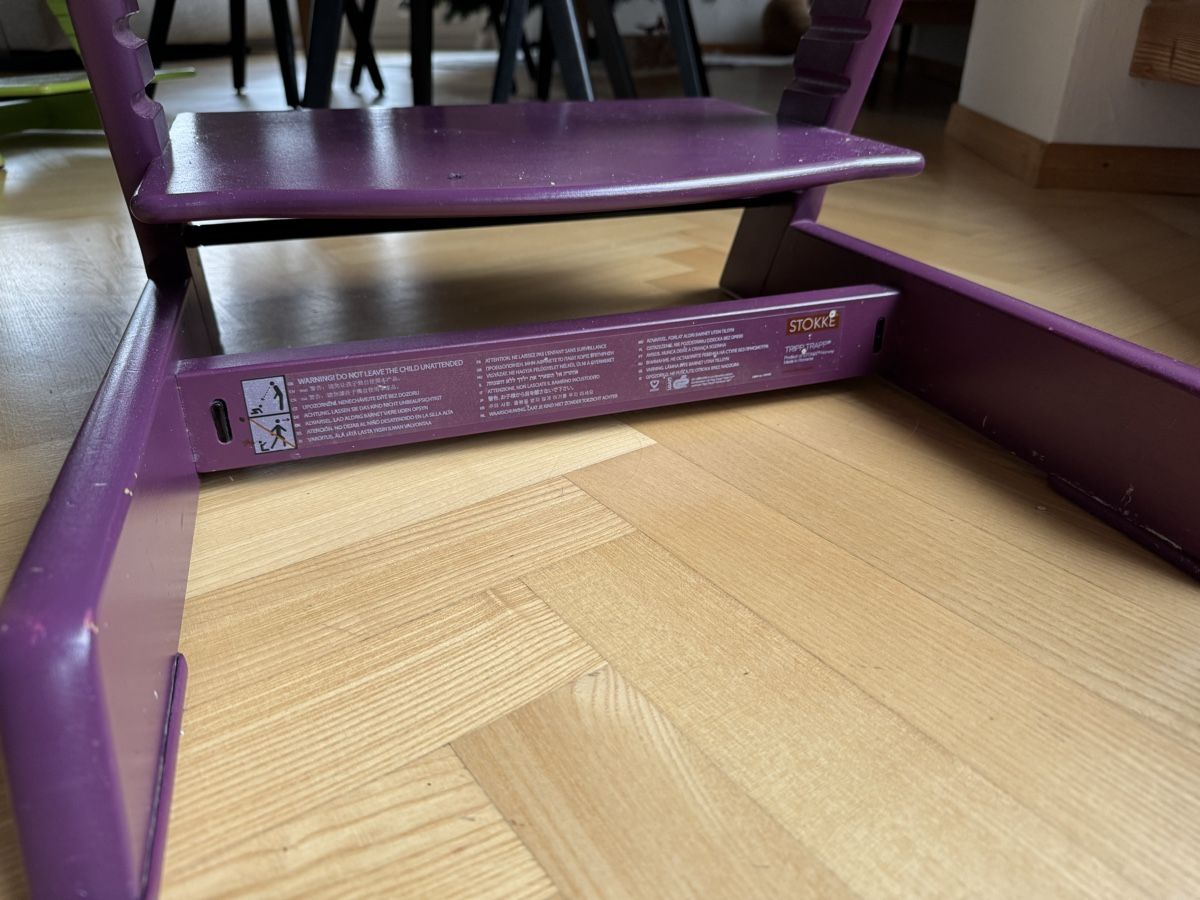 Lila Stokke Tripp Trapp Kinderstuhl - Top Zustand! (Gebraucht) in ...