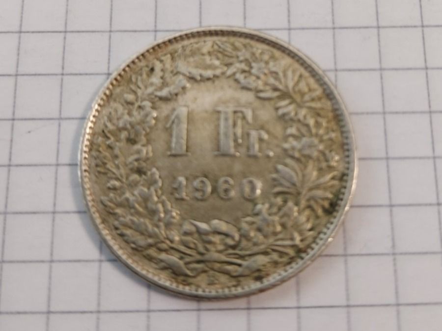 SCHWEIZ 1 FRANKEN SILBER 1960 (Gebraucht) in Zeiningen für CHF 3 – mit Lieferung auf Ricardo kaufen