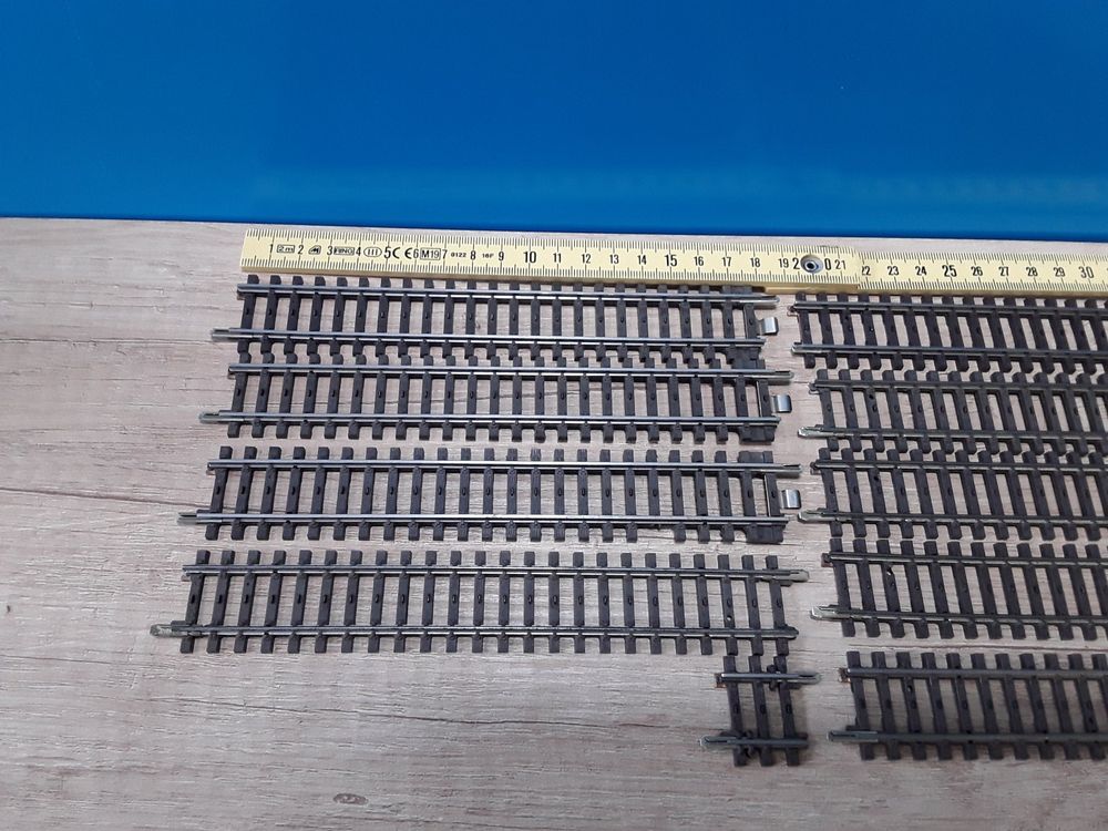 Märklin K Gleis _ _ 10 x Gerade Gleise _ _ Spur H0 | Kaufen auf Ricardo