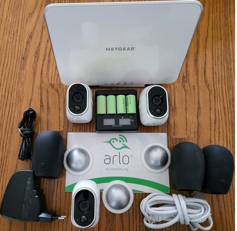 Set Arlo Kamera-Überwachungs+Gratis 4 Batterie + 3 Cover | Kaufen auf ...