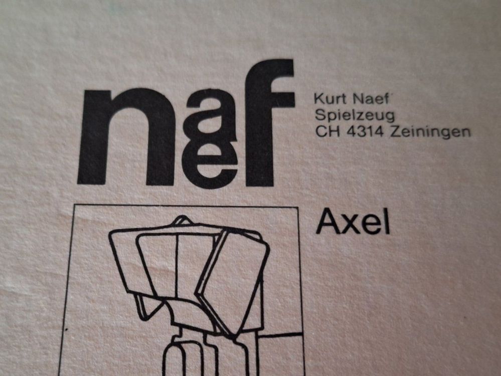 Naef "Axel" Holz Hund 1986 Design Jack Botermans +Kurt Naef (Gebraucht ...