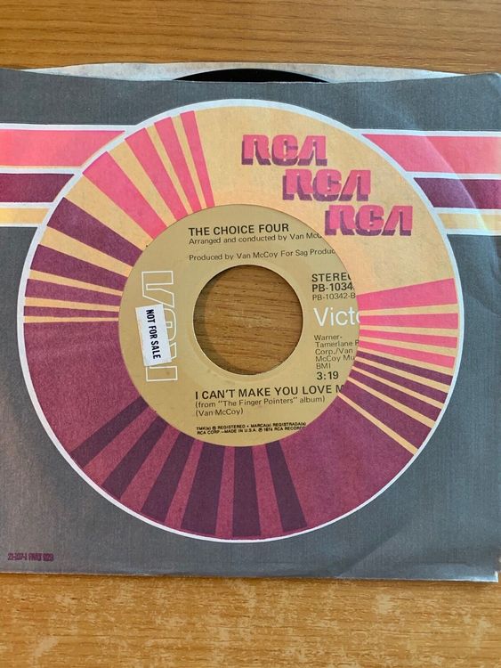 Choice Four - When You're Young And In Love / 1. US 1975 (Gebraucht) in ...