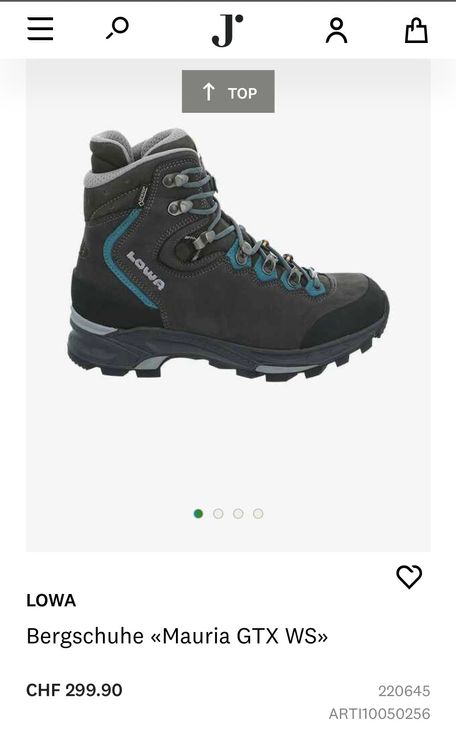 LOWA Bergschuhe «Mauria GTX WS» Gr 41,5 (Gebraucht) in Lyss für CHF 49 – mit Lieferung auf ...