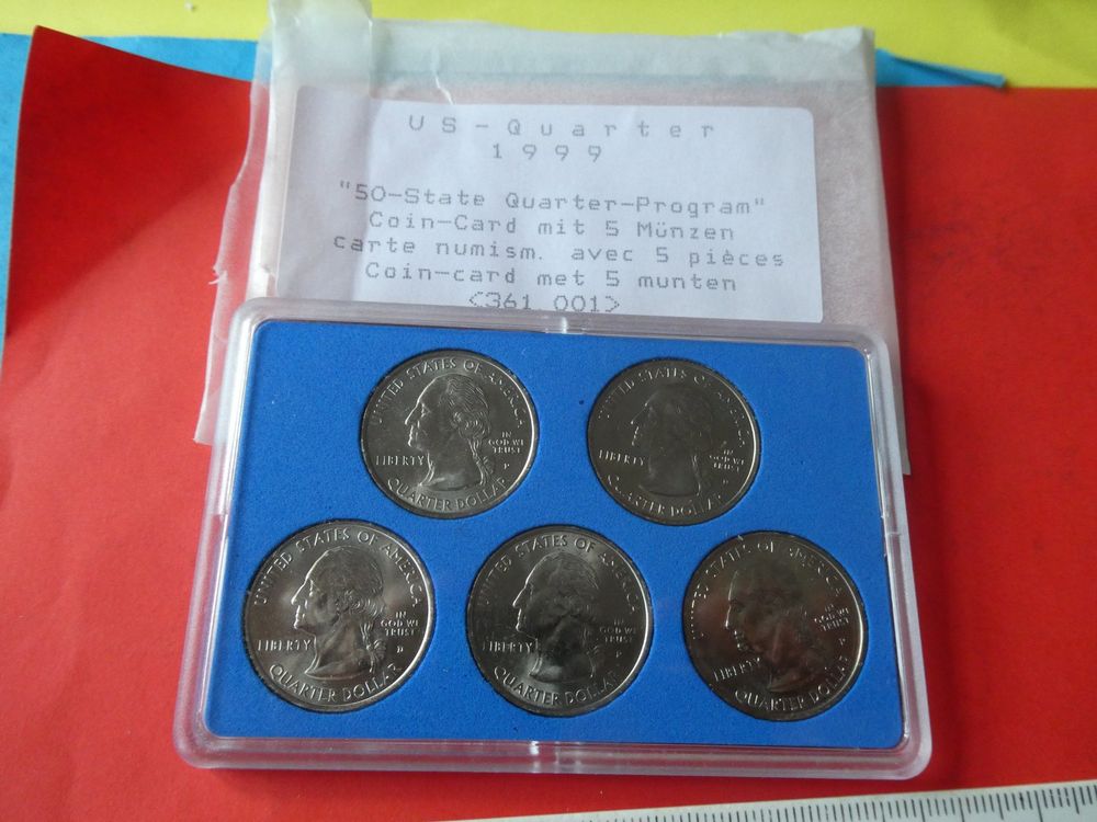 USA 1999, US-Quarter-Set (Neu (gemäss Beschreibung)) in Hinterforst für ...