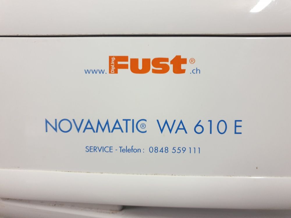 Fust Novomatic WA 610 E (Gebraucht) in für CHF 10 – nur Abholung auf ...