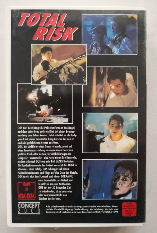 VHS - Total Risk (HK 1995) mit Jet Li - Concept 2000 | Kaufen auf Ricardo