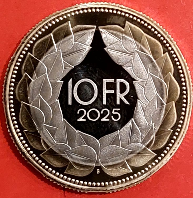 10 Franken 2025 stgl. / aus Münzsatz (Neu (gemäss Beschreibung)) in Arch für CHF 37 – mit ...