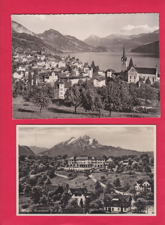 14 Ansichtskarten Weggis ab 1915 (Gebraucht) in Oberhelfenschwil für CHF 6 – mit Lieferung auf ...