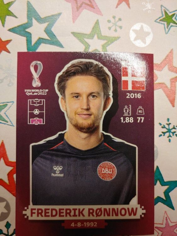Panini WM 2022 DEN 4 Frederik Ronnow | Kaufen auf Ricardo