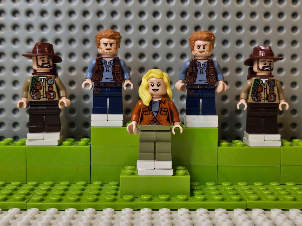 5 Lego-Minifiguren Jurassic Park, jw054, jw023, jw082 (Gebraucht) in ...