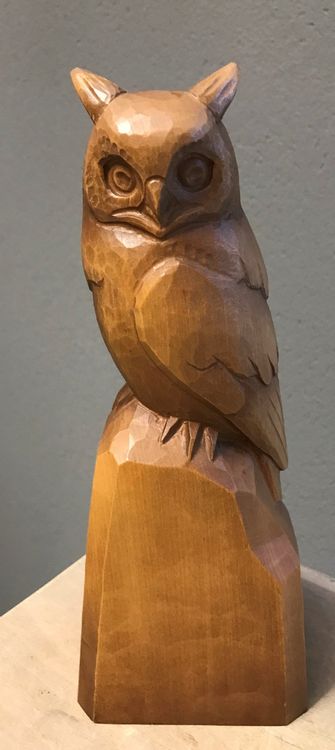 Schnitzerei Figur Brienzer Schnitzerei Holz EULE UHU (Gebraucht) in Rothrist für CHF 42 – mit ...