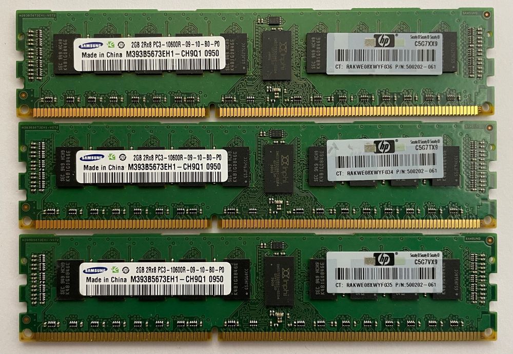 Samsung 2GB Ram DDR3 1333MHz ecc Server Ram (Gebraucht) in Fraubrunnen ...