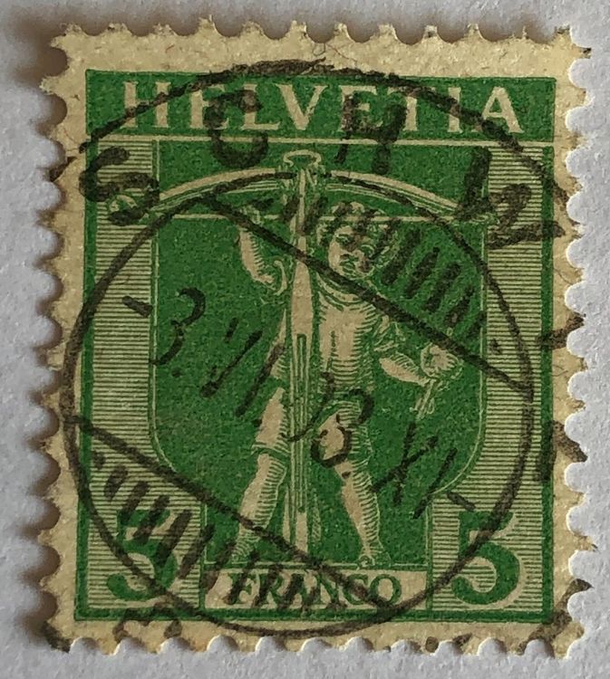 Tellknabe mit Vollstempel | Kaufen auf Ricardo