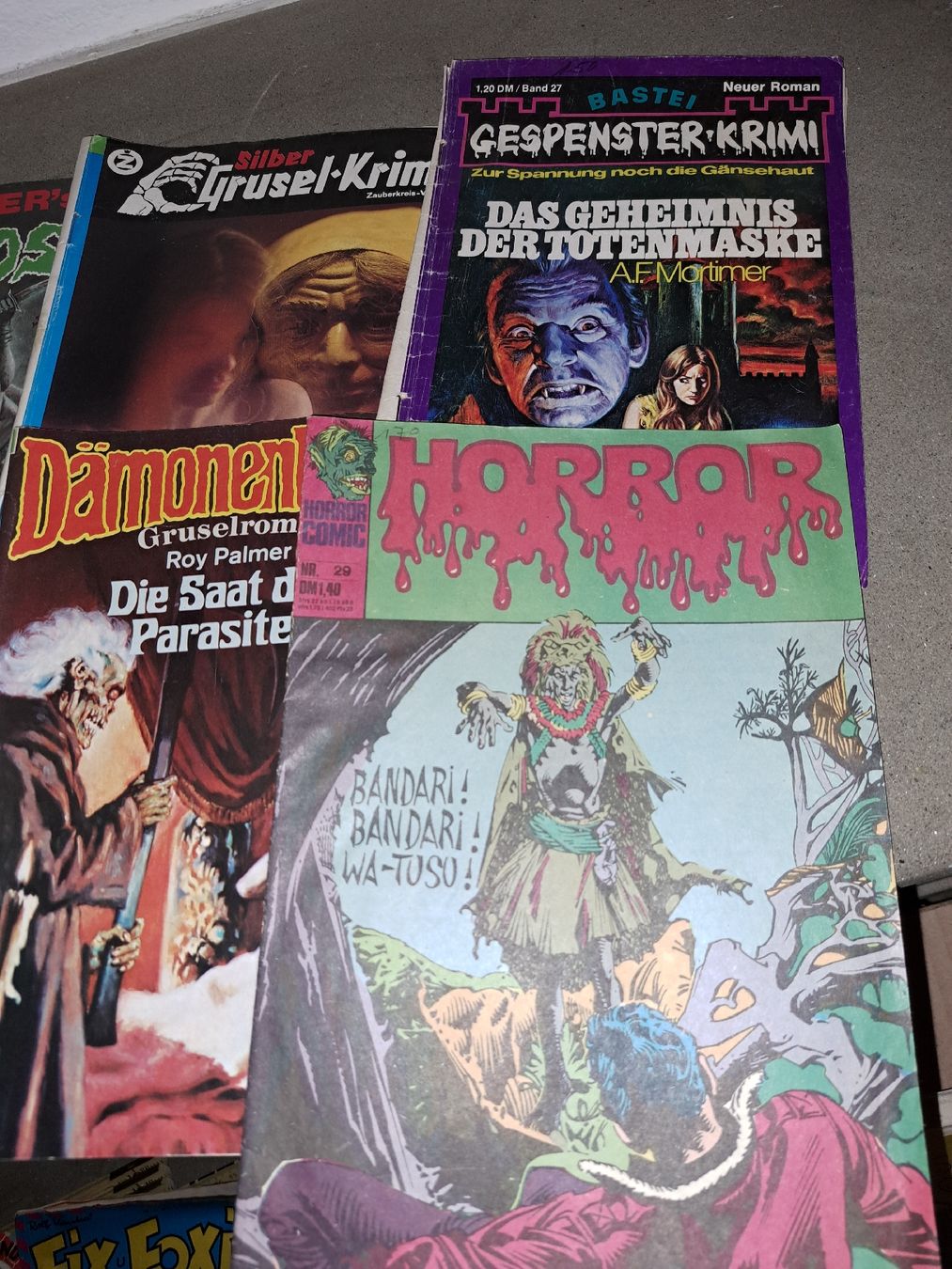 Horror Grusel Comics Sammlung - - Raritäten!Vintage (Gebraucht) in ...